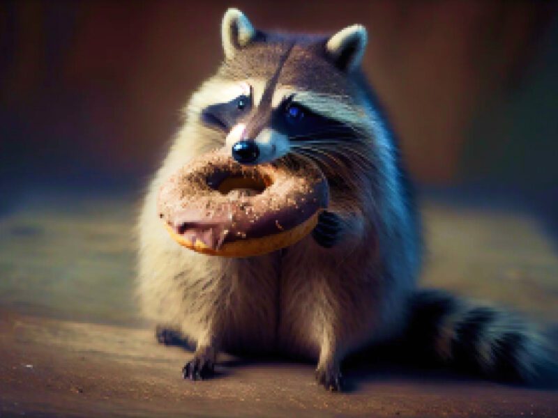 Soñar con Mapache Comiendo